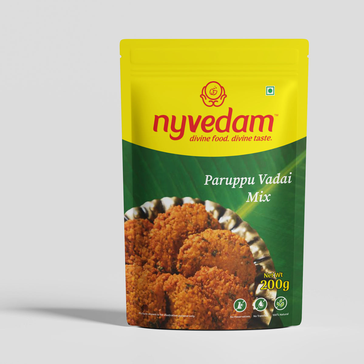 Parappu Vadai Mix - 200g – Nyvedam - Cycle.in